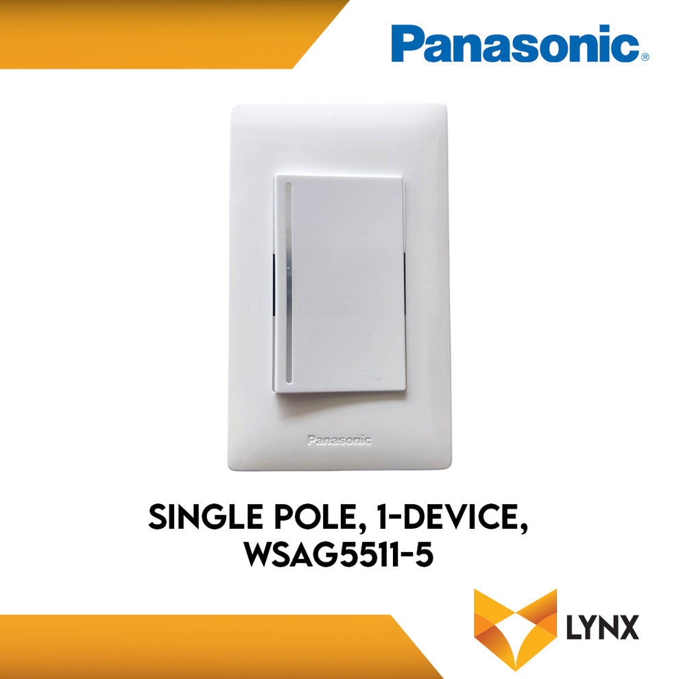 Panasonic Slim Art Switch Single Switch 1-Gang – Lynx Industrial ...
