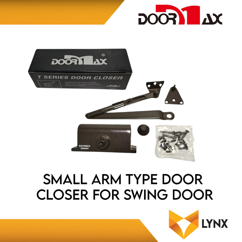 DOORMAX Small Arm Type Door Closer For Swing Doors – Lynx Industrial ...