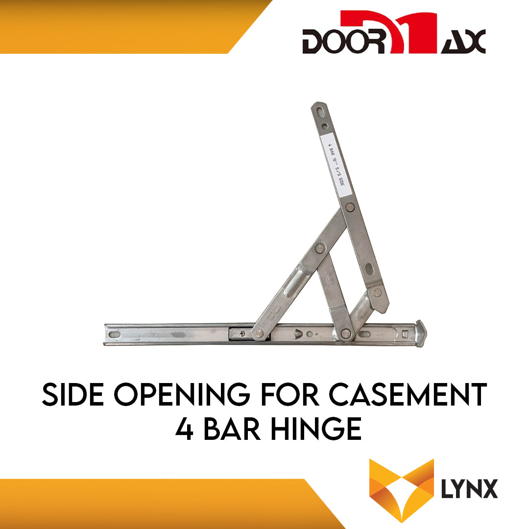 SIDE OPENING FOR CASEMENT - 4 BAR HINGE – Lynx Industrial Trading ...